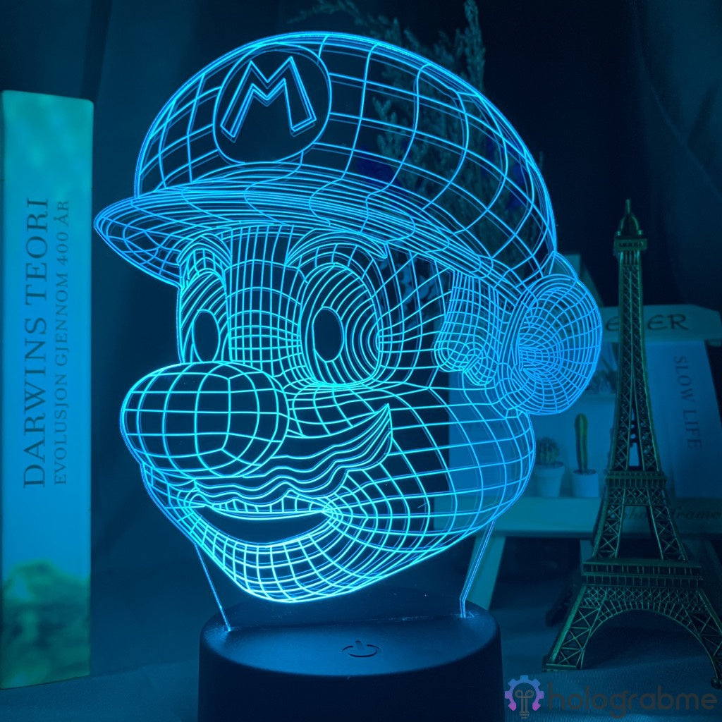 Lampe 3D Nintendo Mario | Holograbme
