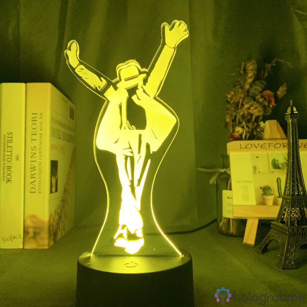 Lampe 3D Pop Culture Michael Jackson | Holograbme