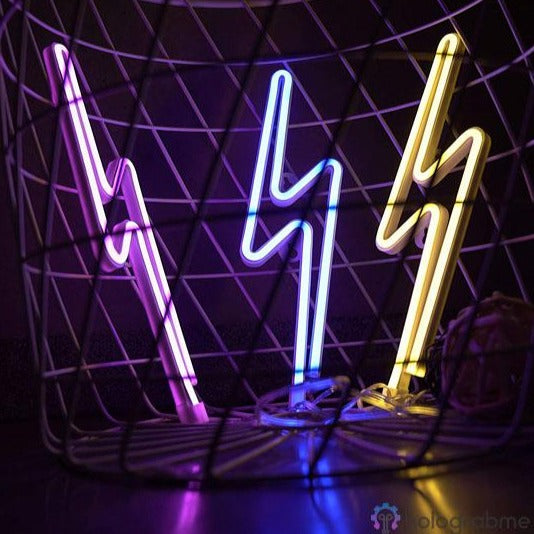 Néon LED Éclair | Holograbme